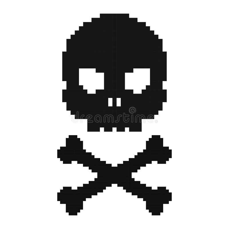 Bit Skull Crossbones Stock Illustrations – 7 Bit Skull Crossbones Stock ...