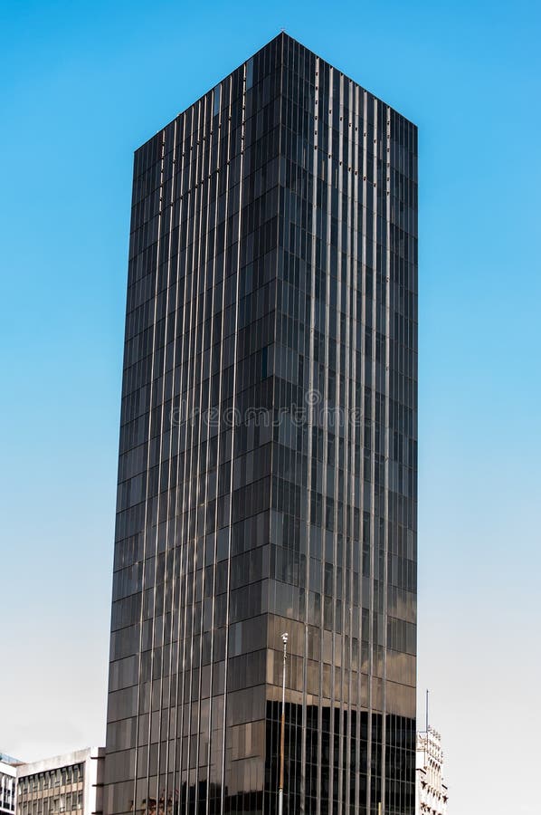 Black Skyscraper stock photo. Image of center, office - 31573460