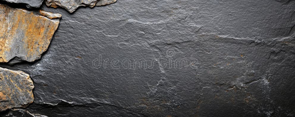 Black Slate Board Background Stock Illustration - Illustration of ...