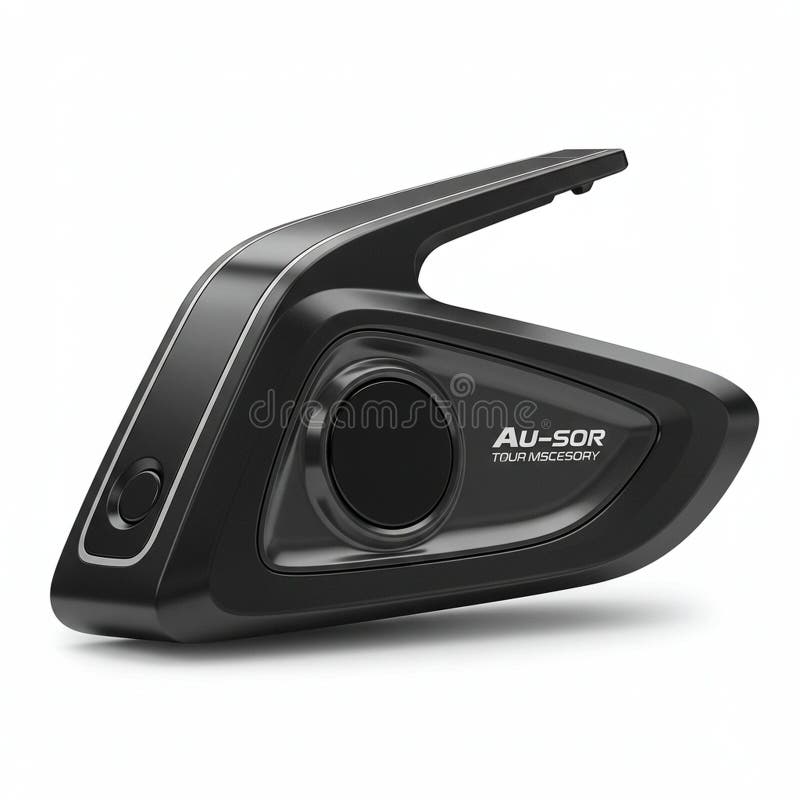 Black, Sleek, Triangular Device Featuring a Streamlined Design with ...