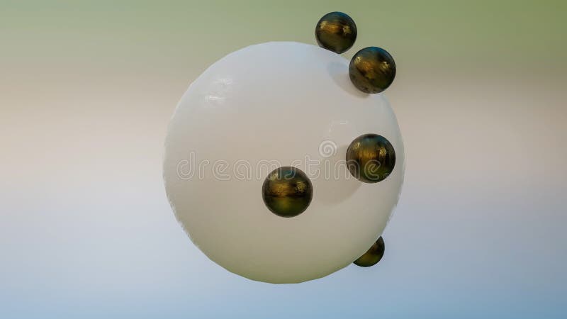 Black Small Balls on the Surface of a White Large Sphere. Abstract ...