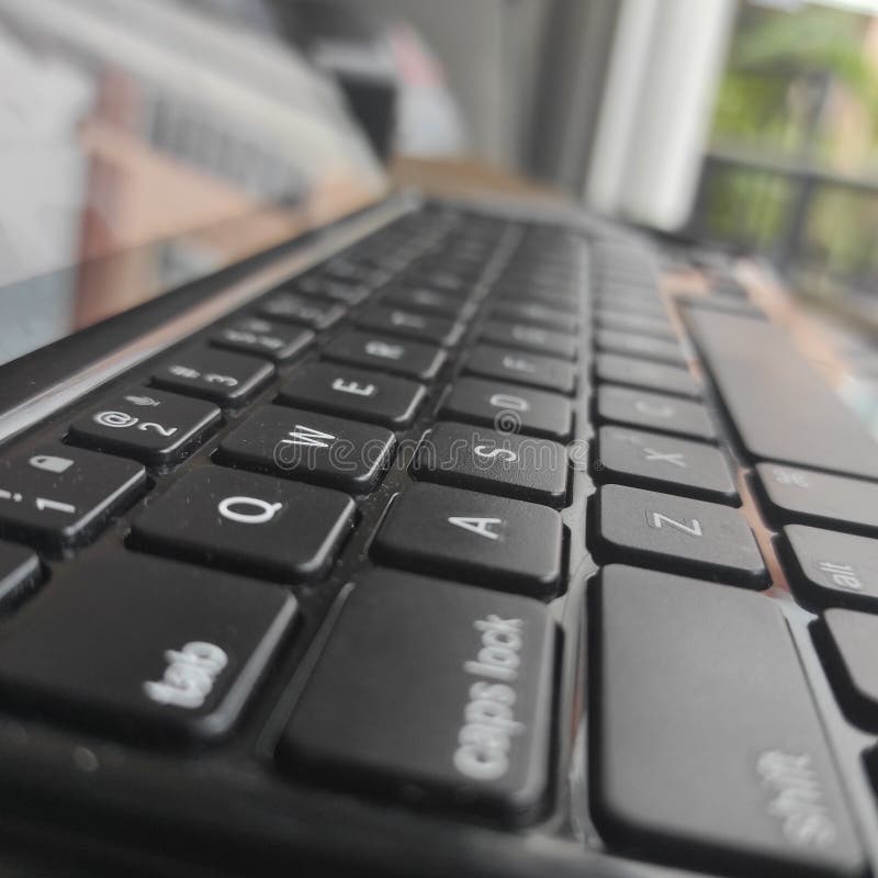 A black small keyboard editorial photography. Image of gadget - 208888787