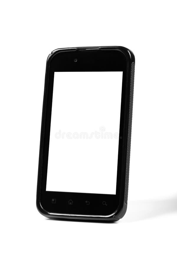 Blank Smart Phone Screen stock photo. Image of telephone - 22375788