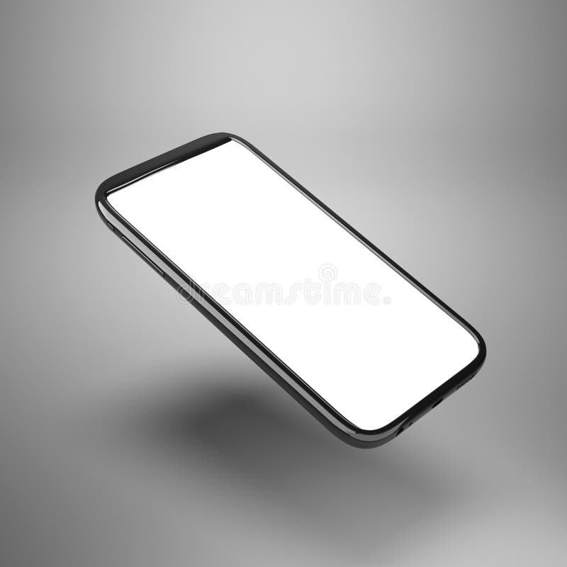 Black Smartphone Template, Blank Display, Mobile Gadget, Cellphone ...