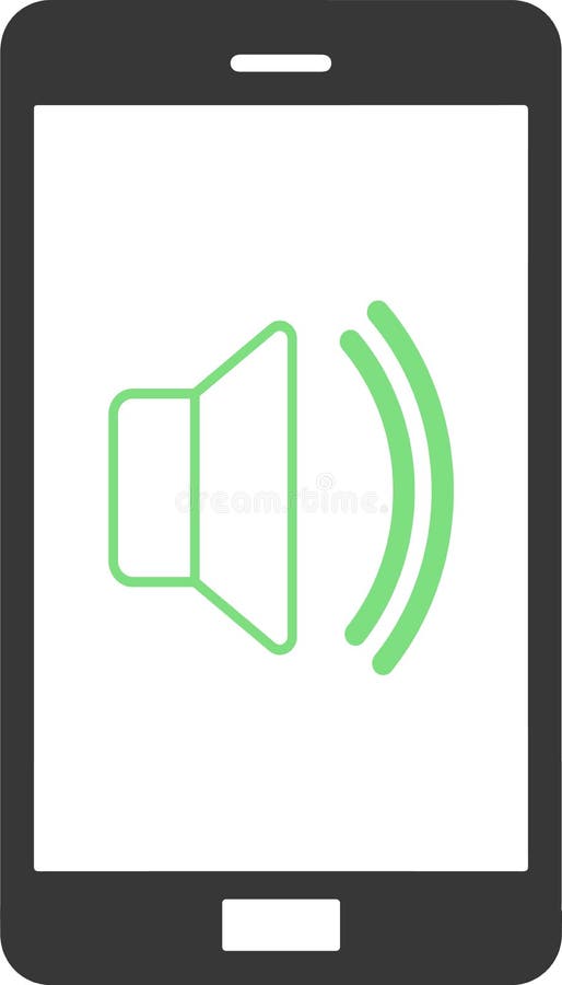 Black Smartphone with White Screen, Menu Button and Camera, Vector ...