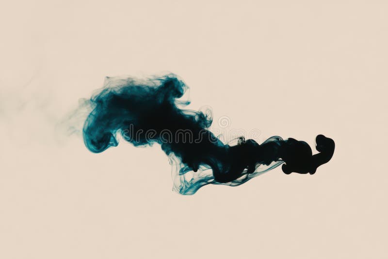 Black Smoke Fills the Air, Indicating a Fire or Pollution in the ...