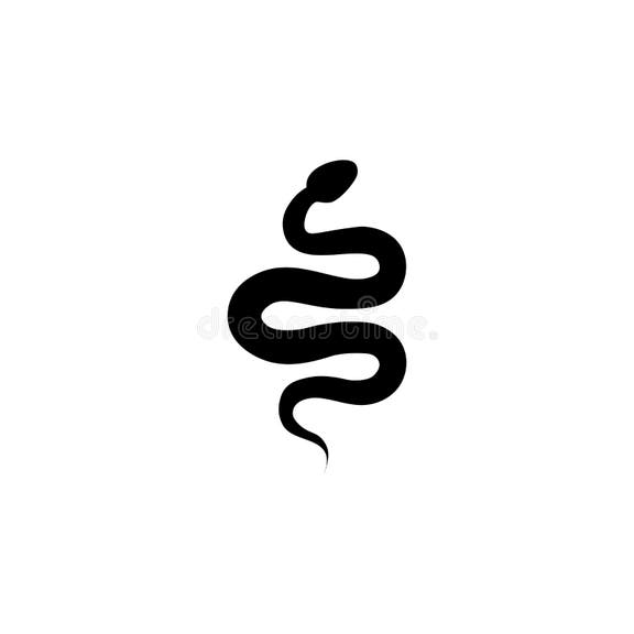Black Snake Sign Icon. Vector Illustration Eps 10 Stock Illustration ...