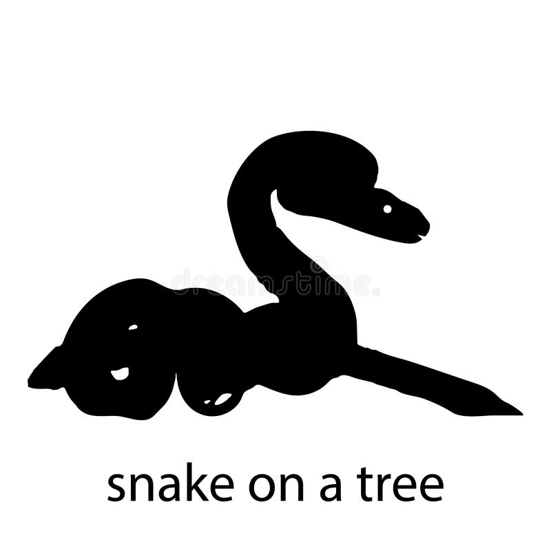 Black Snake Silhouette Transparent Background Stock Vector ...