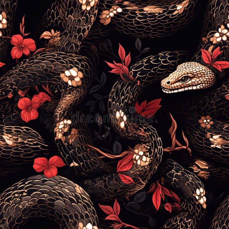 Magical Snakes Stock Illustrations – 262 Magical Snakes Stock ...