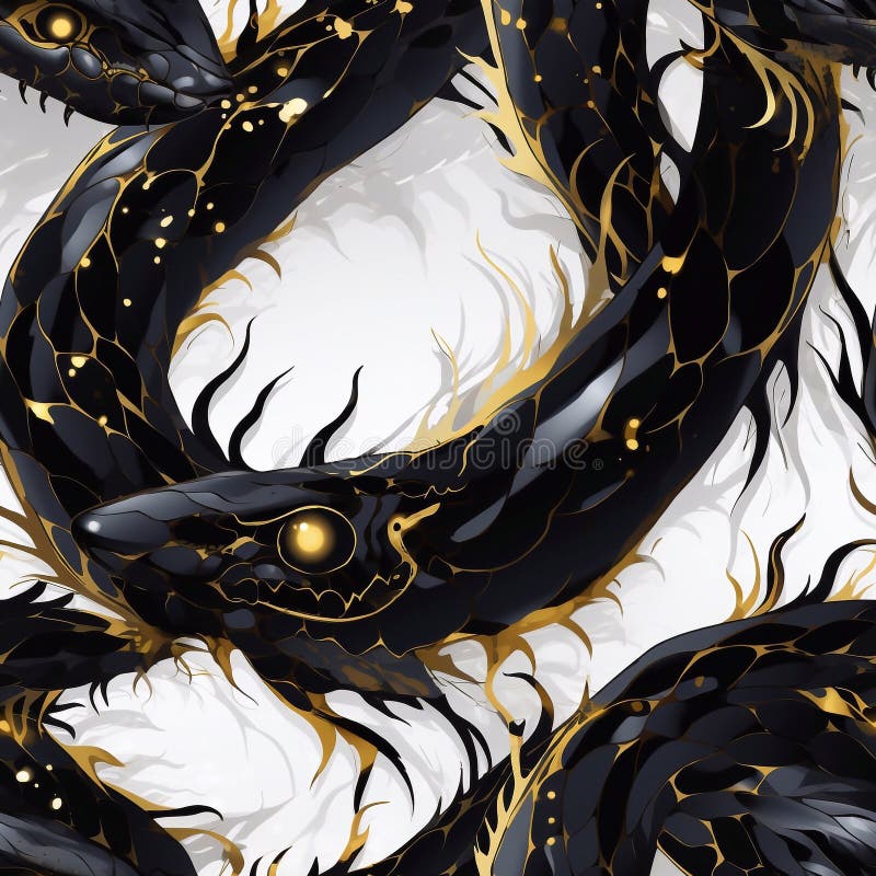 Magical Snakes Stock Illustrations – 262 Magical Snakes Stock ...