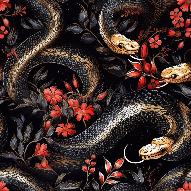 Magical Snakes Stock Illustrations – 262 Magical Snakes Stock ...