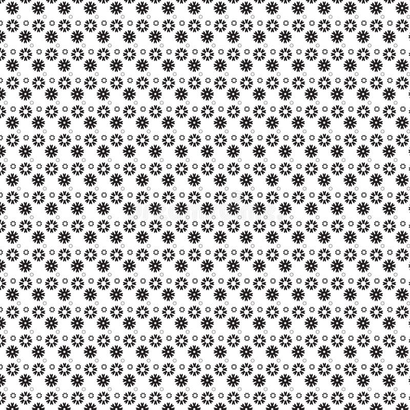 Black Snowflake Pattern Background Stock Vector - Illustration of dress ...