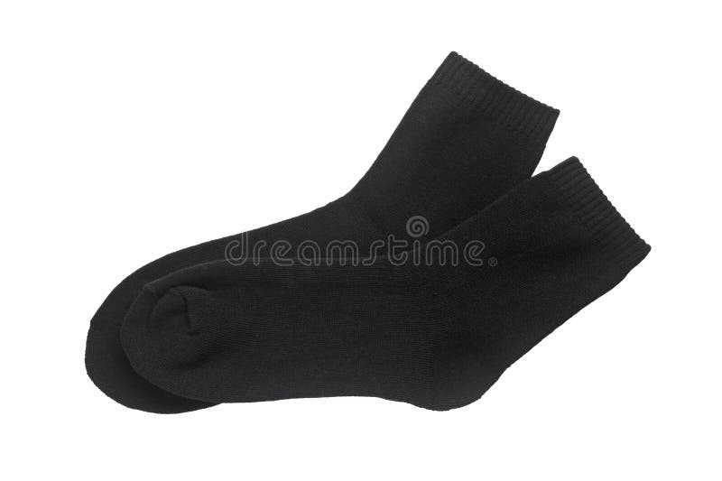 Black socks stock photo. Image of male, white, isolated - 274060314