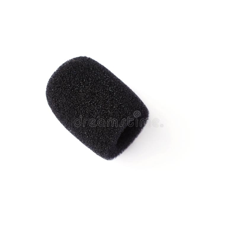 Black microphone isolated stock photo. Image of instrument - 46912930