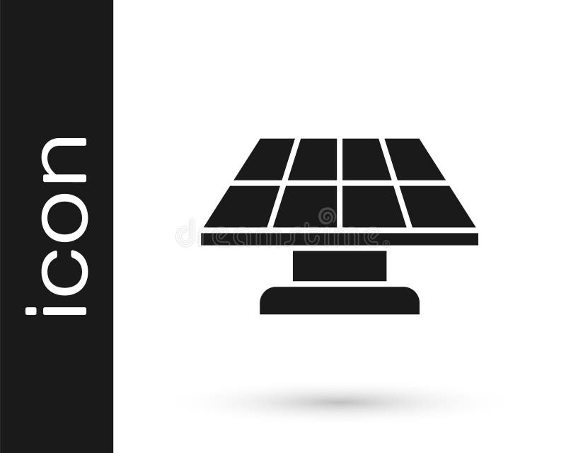 Solar Panel Black White Stock Illustrations – 1,828 Solar Panel Black ...