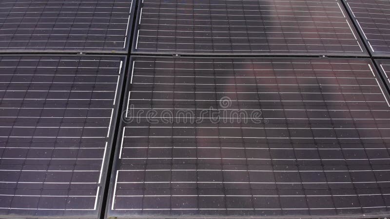 Black Solar Panels in Rectangular Form Installed on a Tiled Roof Stock ...
