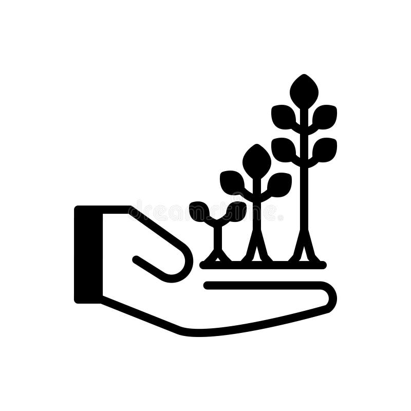 Black Solid Icon for Grow, Skyrocket and Proceed Stock Vector ...