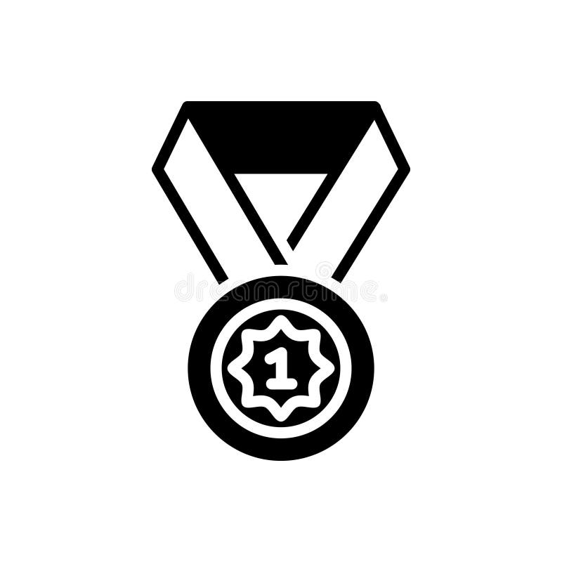 Black Solid Icon for Position, Designation and Appointment Stock Vector ...