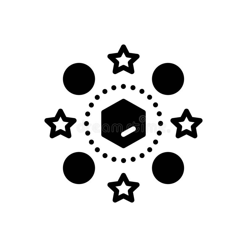 Black Solid Icon for Unusual, Uncommon and Abnormal Stock Vector ...