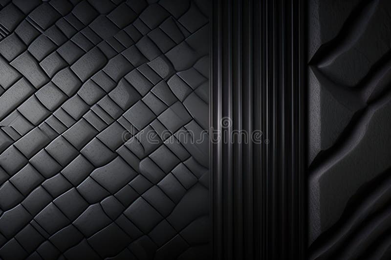 Black Solid Texture Background Generative AI Stock Photo - Image of ...