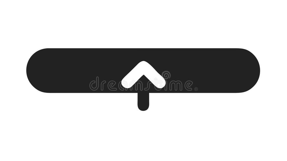 Black Solid Upload Button Icon for File Transfer , Vector Design Generative AI Stock Vector ...