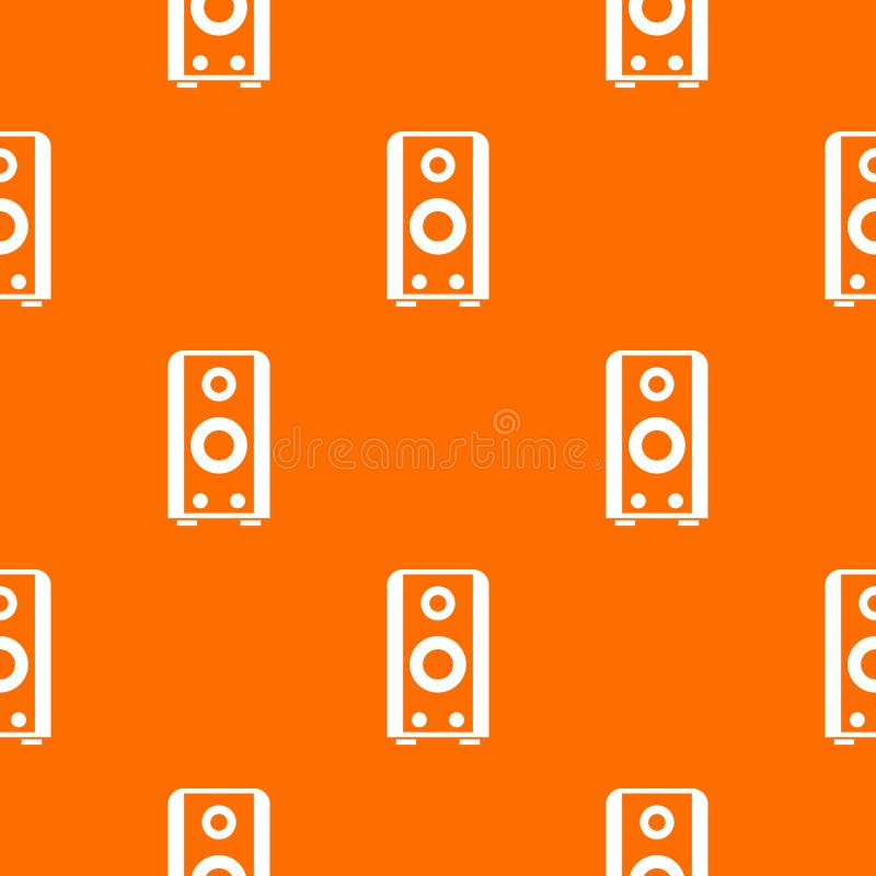 Black Sound Speaker Pattern Seamless Stock Vector - Illustration of ...