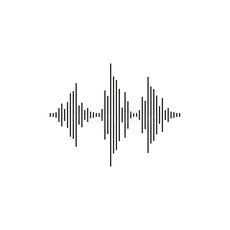 Sound Wave Icon. Audio Wave Symbol. Vector Illustration. EPS 10 Stock ...