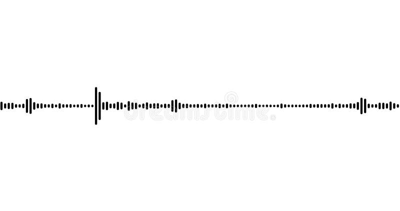 White Sound Wave, Alpha Channel Stock Video - Video of noise ...