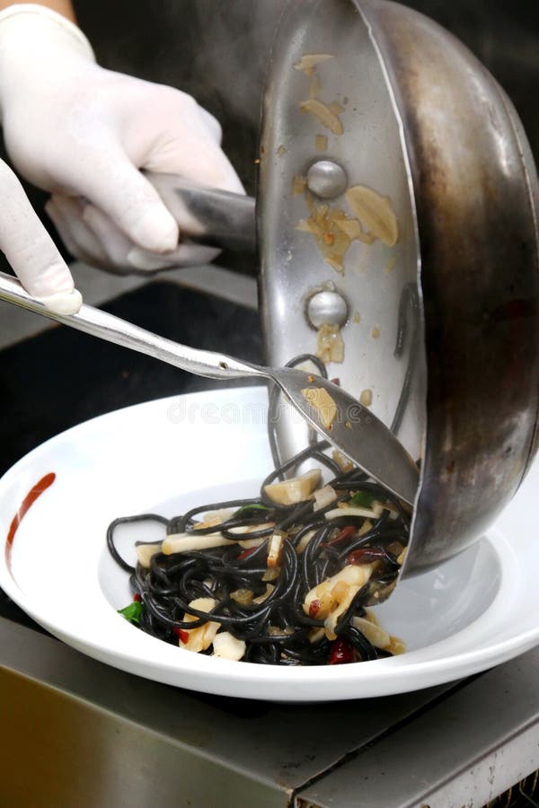 Black spaghetti 2 stock photo. Image of recipe, cuisine - 323959876