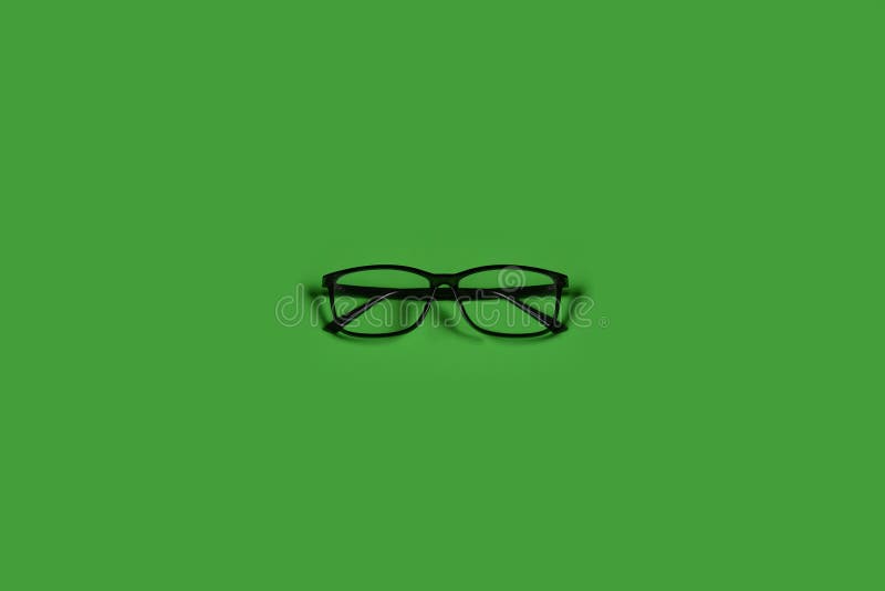 Black Spectacle with Green Background Stock Image - Image of font ...