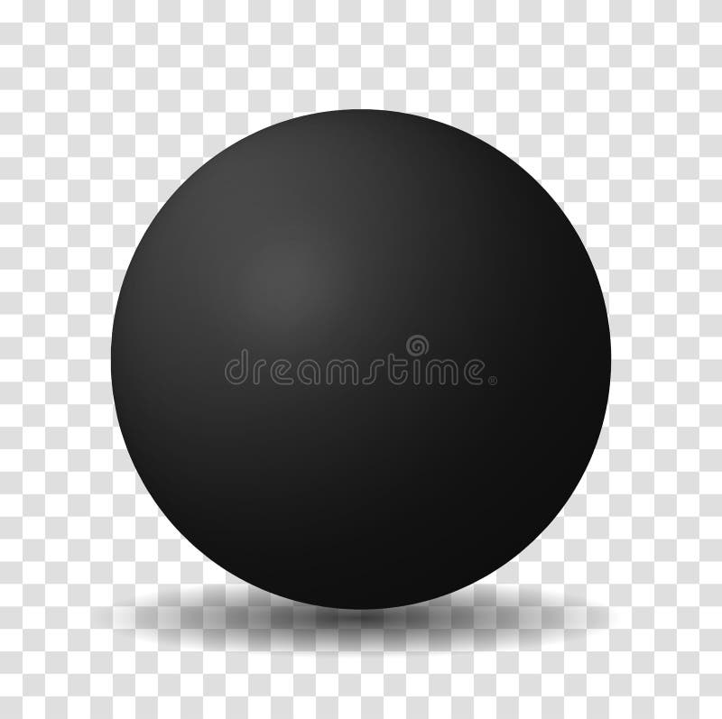 Black Sphere Ball stock vector. Illustration of vector - 140611951