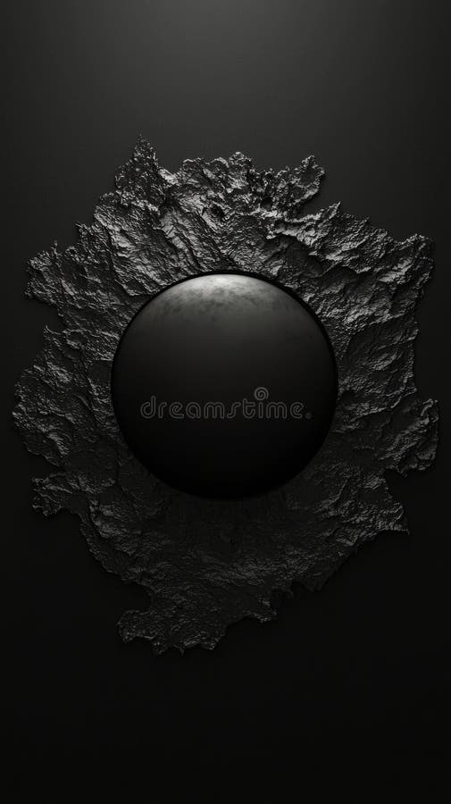Black Sphere Emerging from a Dark Matter with a Rough Texture Creating ...
