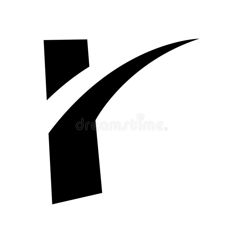 Black Spiky Shaped Letter R Icon Stock Vector - Illustration of logo ...
