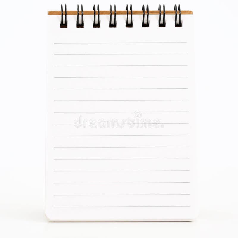 Black spiral bound notepad stock photo. Image of bind - 10650836
