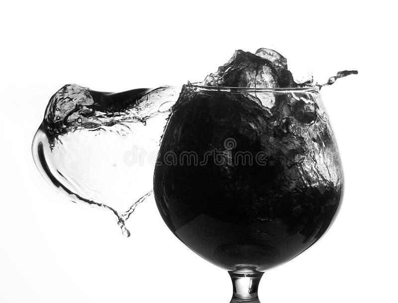 Black Splash stock image. Image of single, bubble, black - 17950707