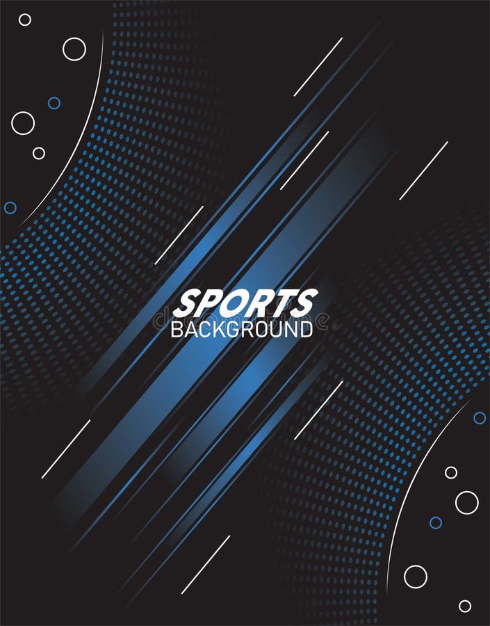 Black Sport Background with Lettering White Stock Vector - Illustration ...