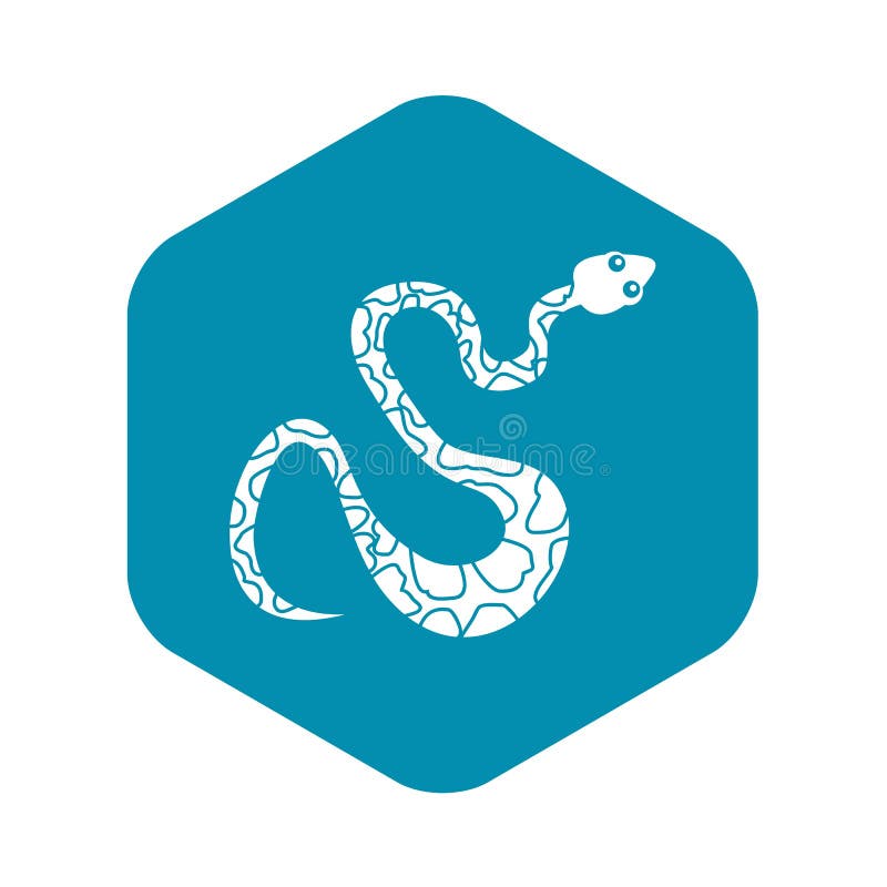 Black Spotted Snake Icon, Simple Style Stock Vector - Illustration of ... Black Spotted Snake Icon, Simple Style Stock Vector - Illustration of ...