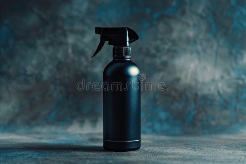 Black Spray Bottle Sits Table Ready Use Stock Photos - Free & Royalty ...