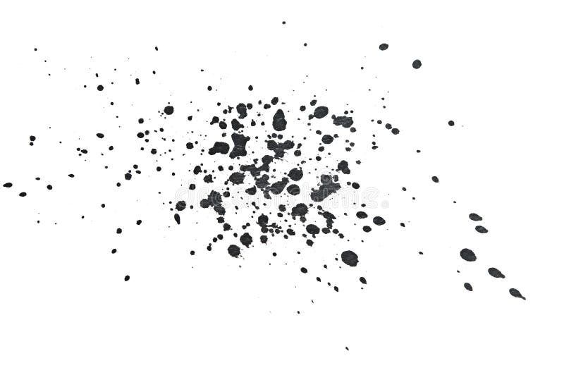 Black spray paint dots stock image. Image of blot, circle - 35279307