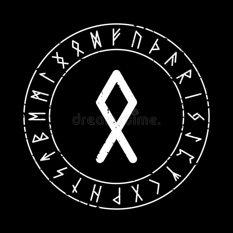 Othala Rune. Ancient Scandinavian Runes. Runes Senior Futarka. Magic ...