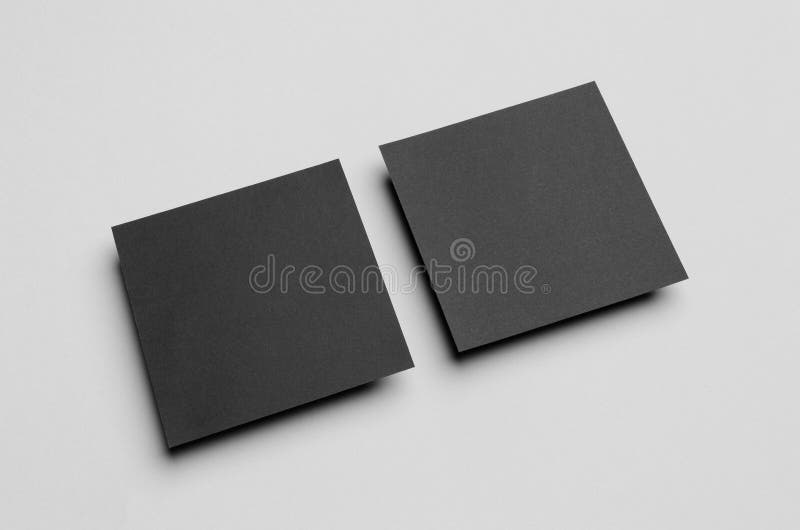 Black Square Flyer Invitation Mock-Up Stock Photo - Image of flyer ...