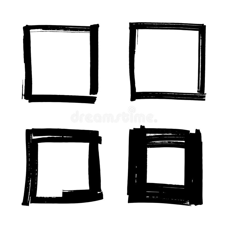 Black Marker Frames Stock Illustrations – 611 Black Marker Frames Stock ...