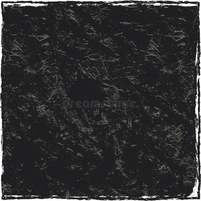 Black Square with Grunge Texture Stock Photo - Illustration of texture ...