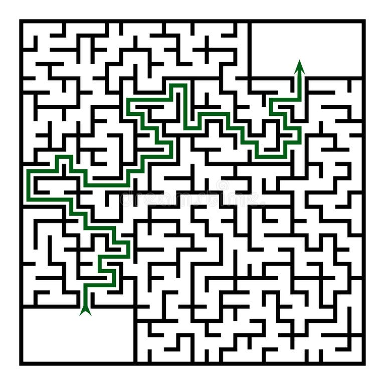 River Maze Puzzle Stock Illustrations – 140 River Maze Puzzle Stock ...