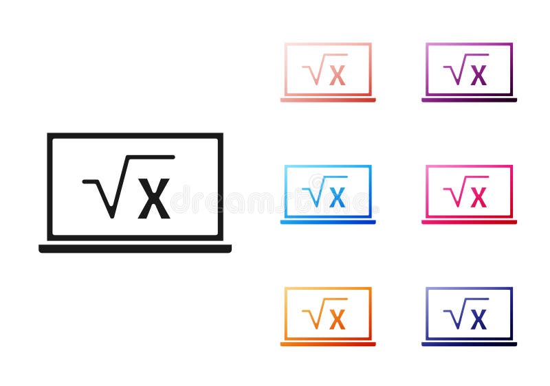 Black Square Root Symbol Icon Stock Illustrations – 1,160 Black Square ...
