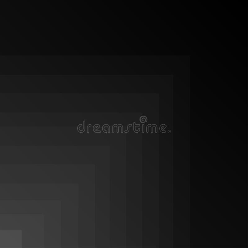 Black Square Shape Abstract Backgorund Illustration Stock Illustration ...