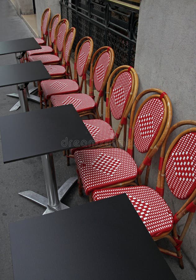 Black Square Tables and Chairs Stock Image - Image of banquet ...