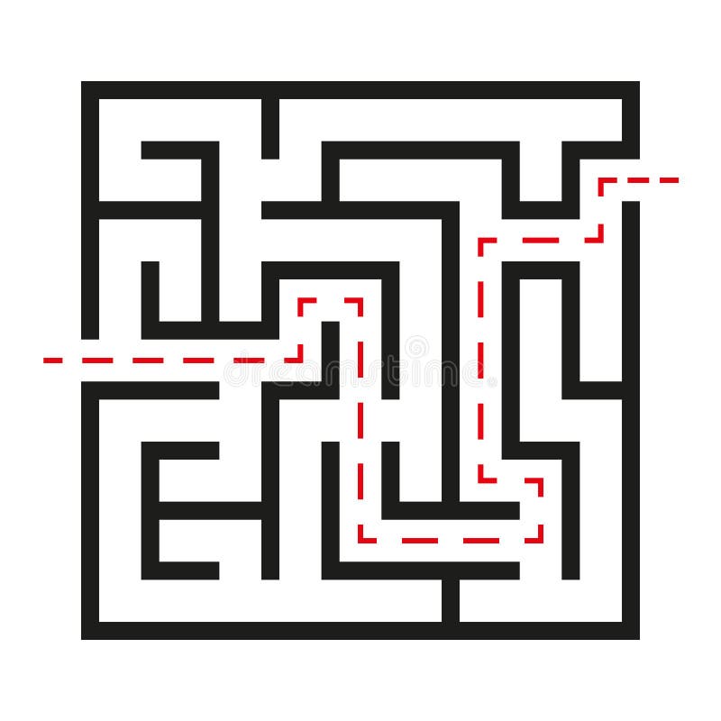 Simple Square Maze