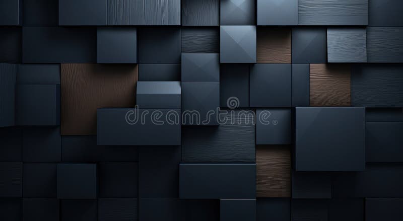 A Black Squareshaped Pattern Background is Shown Stock Illustration ...