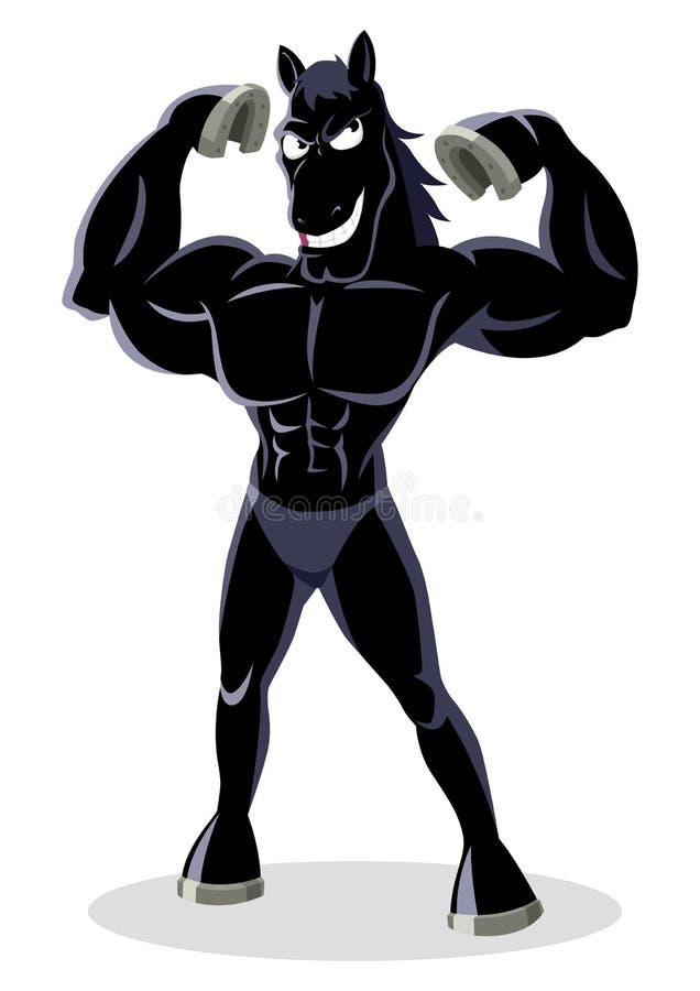 Black Stallion stock vector. Illustration of isolated - 21677789